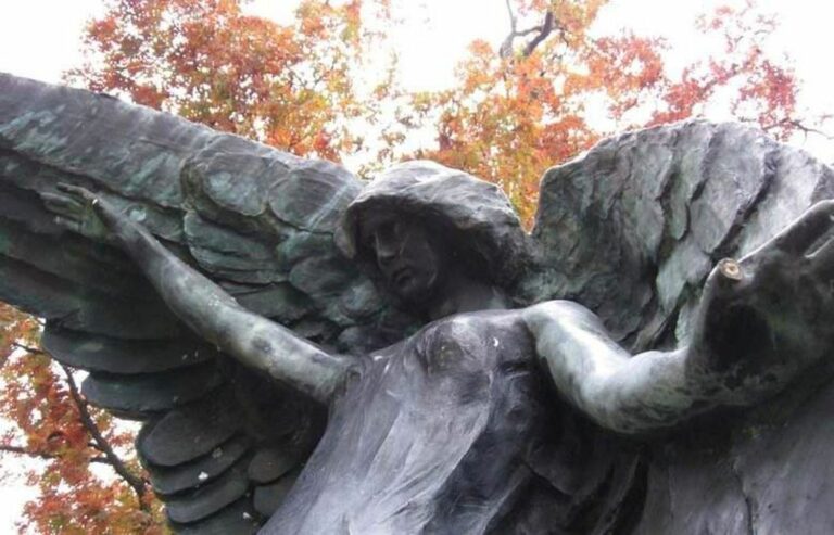 Îngerul negru, spiritul care nu și-a încheiat socotelile cu lumea reală ...