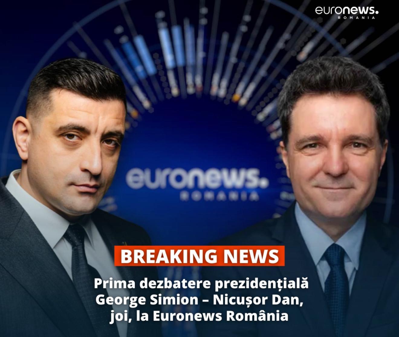 George Simion vs. Nicuşor Dan înainte de turul doi. Unde îi puteți ...