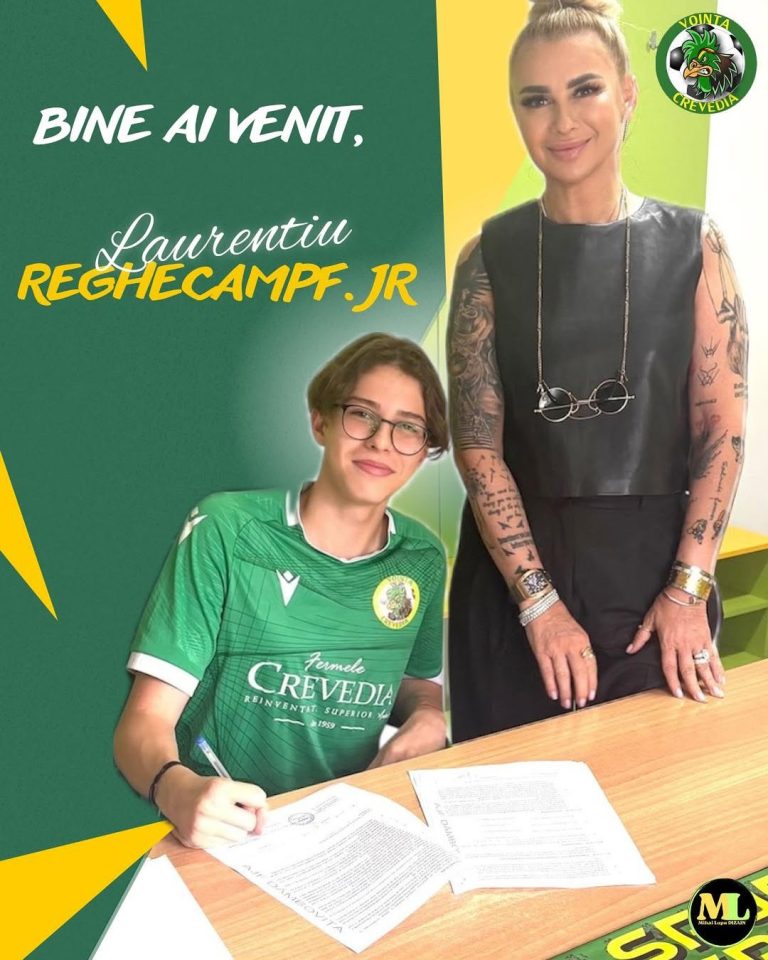 Fiul lui Laurențiu Reghecampf i-a dat „fatală”: el a semnat contractul, tatăl nu. Anamaria ...